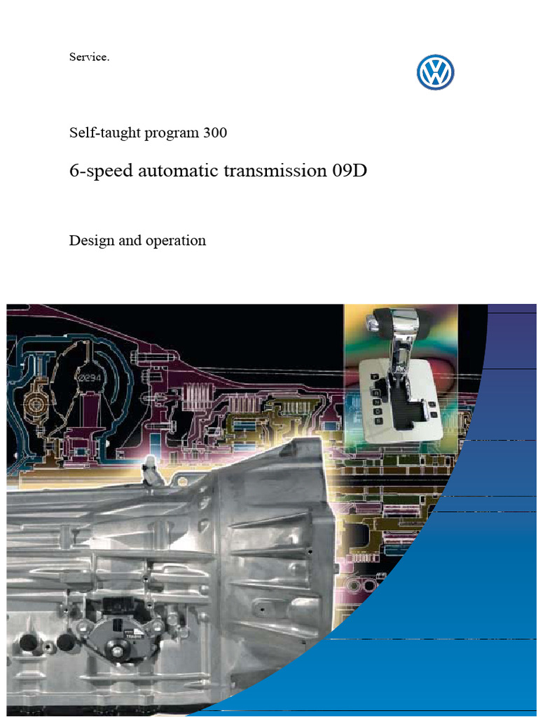 6-Speed Automatic Transmission 09D Guide | PDF | Automatic Transmission ...