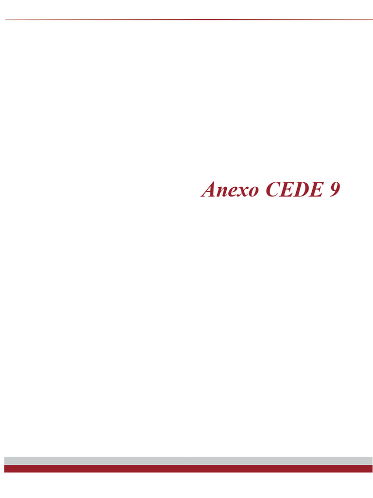 Anexo CEDE 9 | PDF | Ciência militar | Staff (militar)