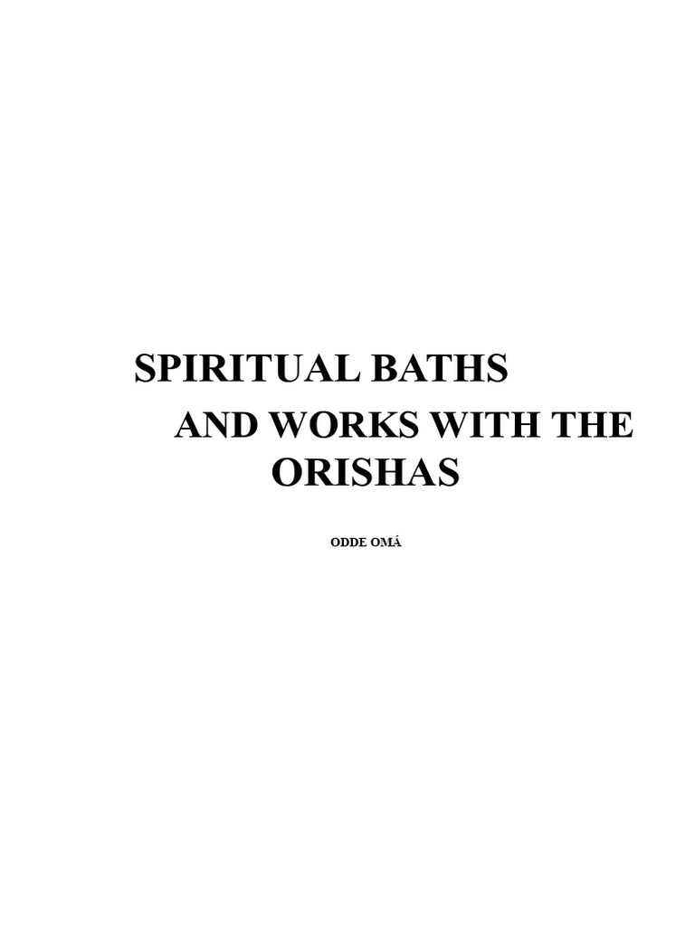 Spiritual Baths in Santería Practices | PDF | Santería