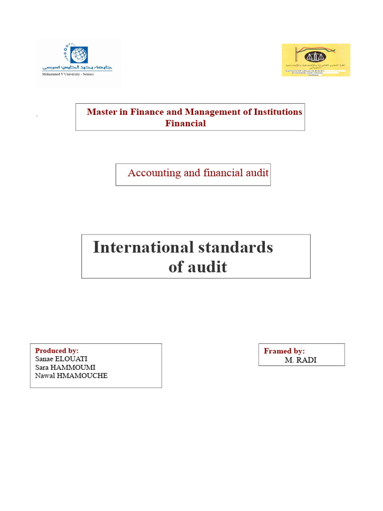 Audit Standards | PDF | Audit | Internal Control