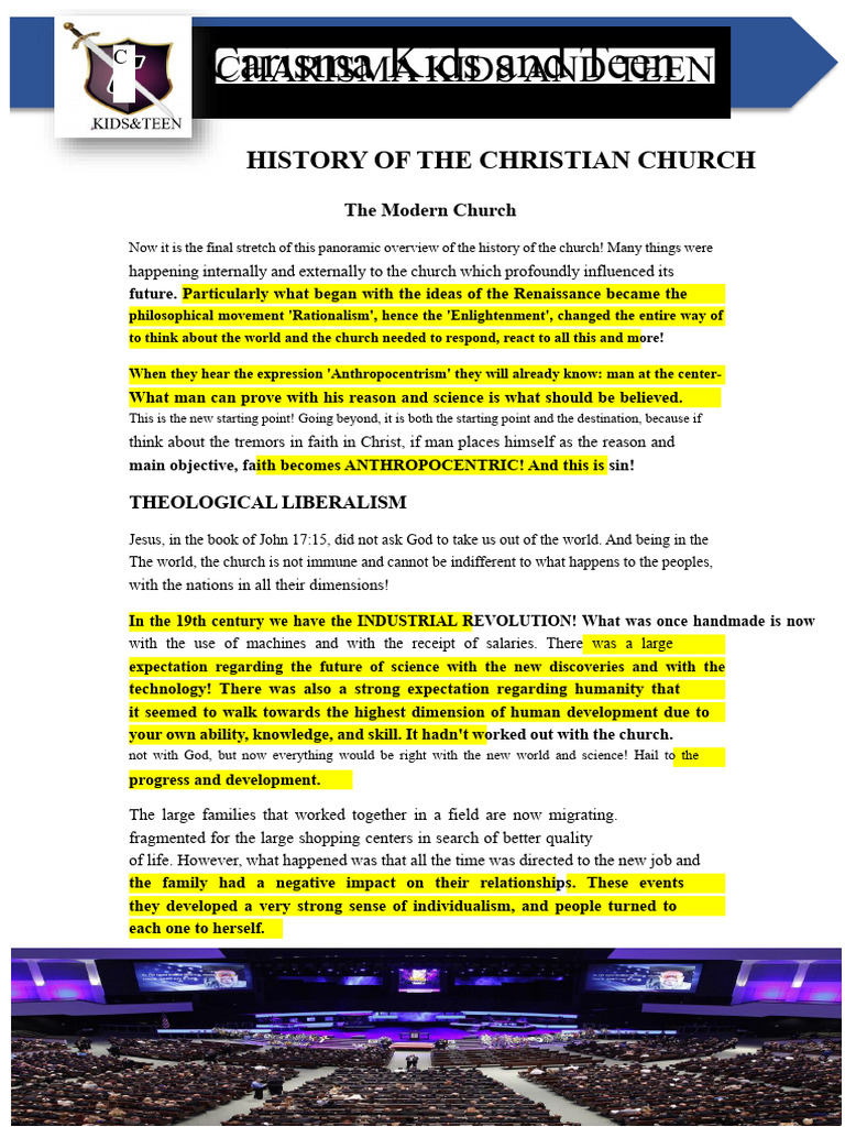 History of The Church - The Modern Church | PDF | Christian Church ...