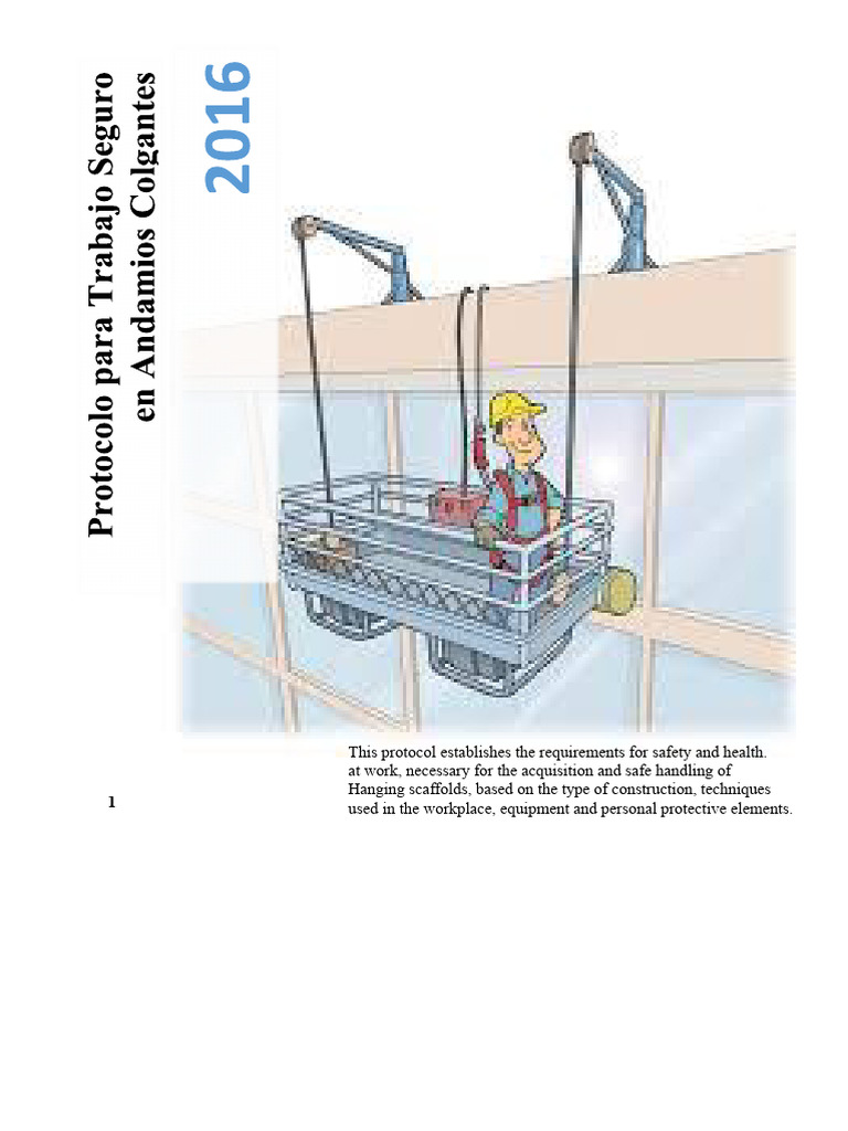 Hanging Scaffolding Protocol | PDF | Scaffolding | Crane (Machine)