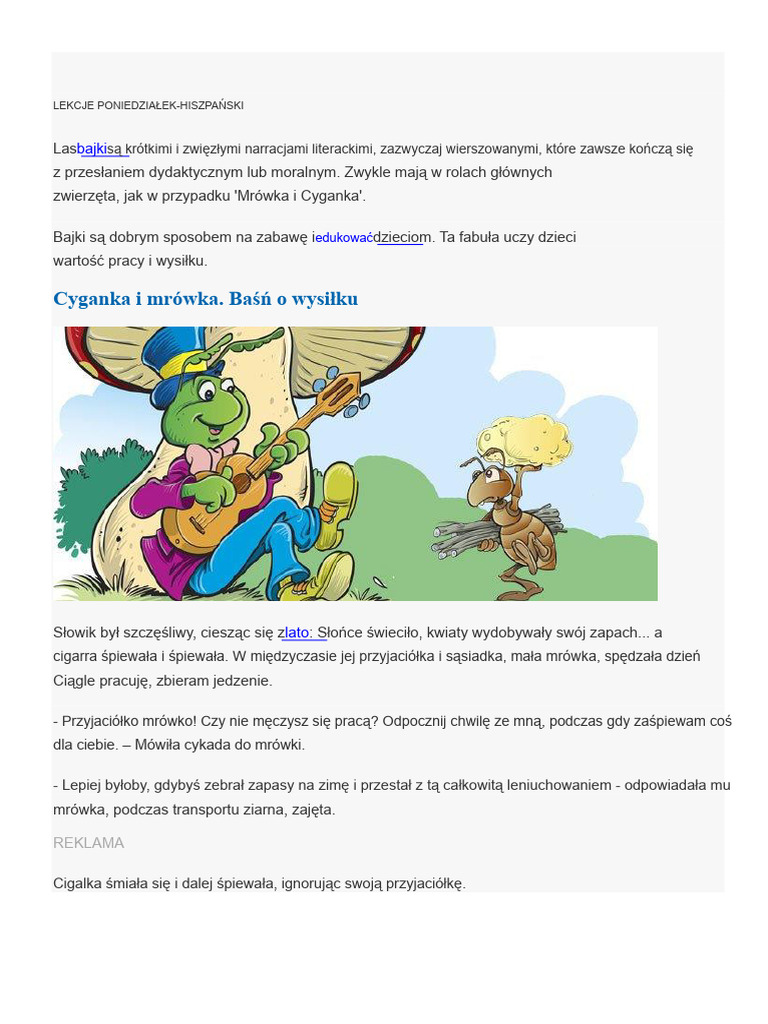 Anexy Zajęcia | PDF
