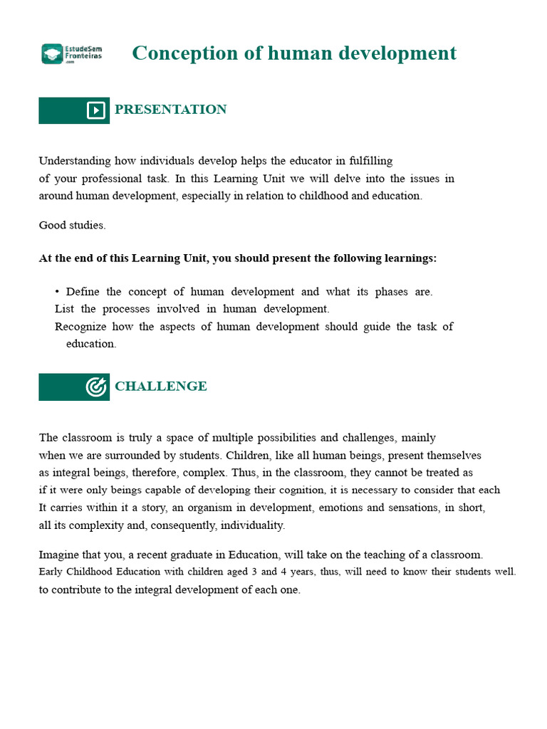 Human Development in Education Explained | PDF | Cognition | Learning
