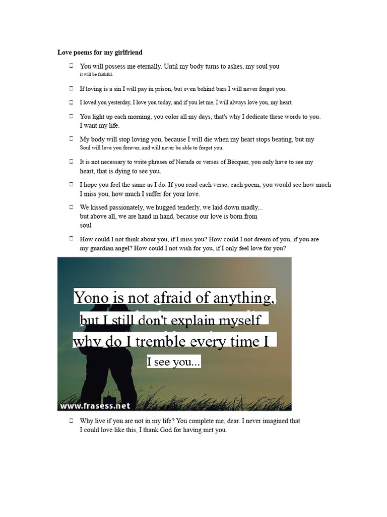Romantic Love Poems for Her | PDF | Love