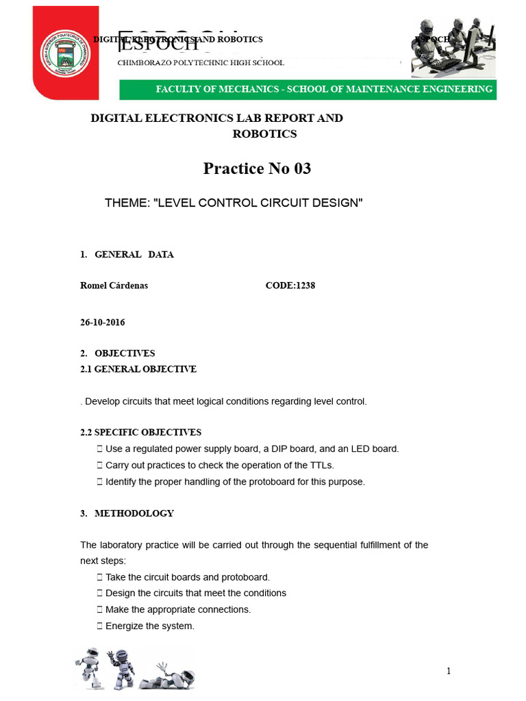 Level Control Circuit Design | PDF | Digital Electronics | Electronics