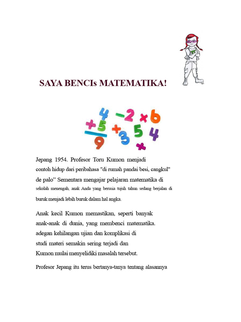 Saya Benci Matematika | PDF