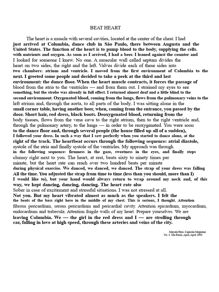 Beat Heart | PDF | Heart | Atrium (Heart)