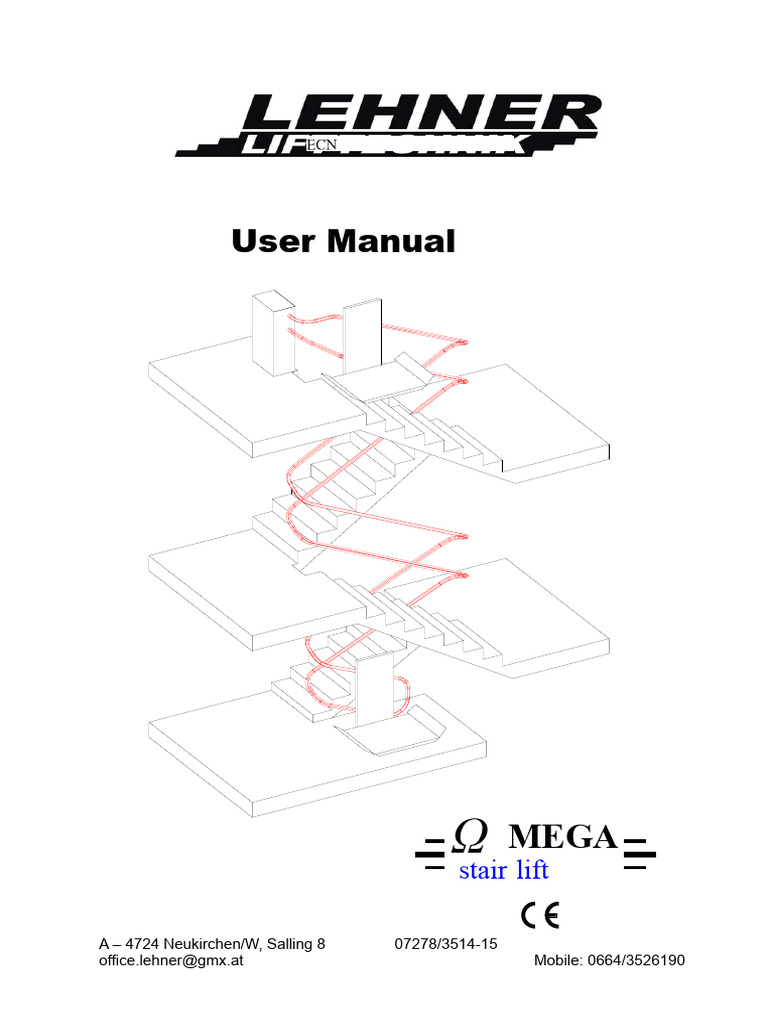 OMEGA Stair Lift User Manual | PDF | Elevator | Wheelchair