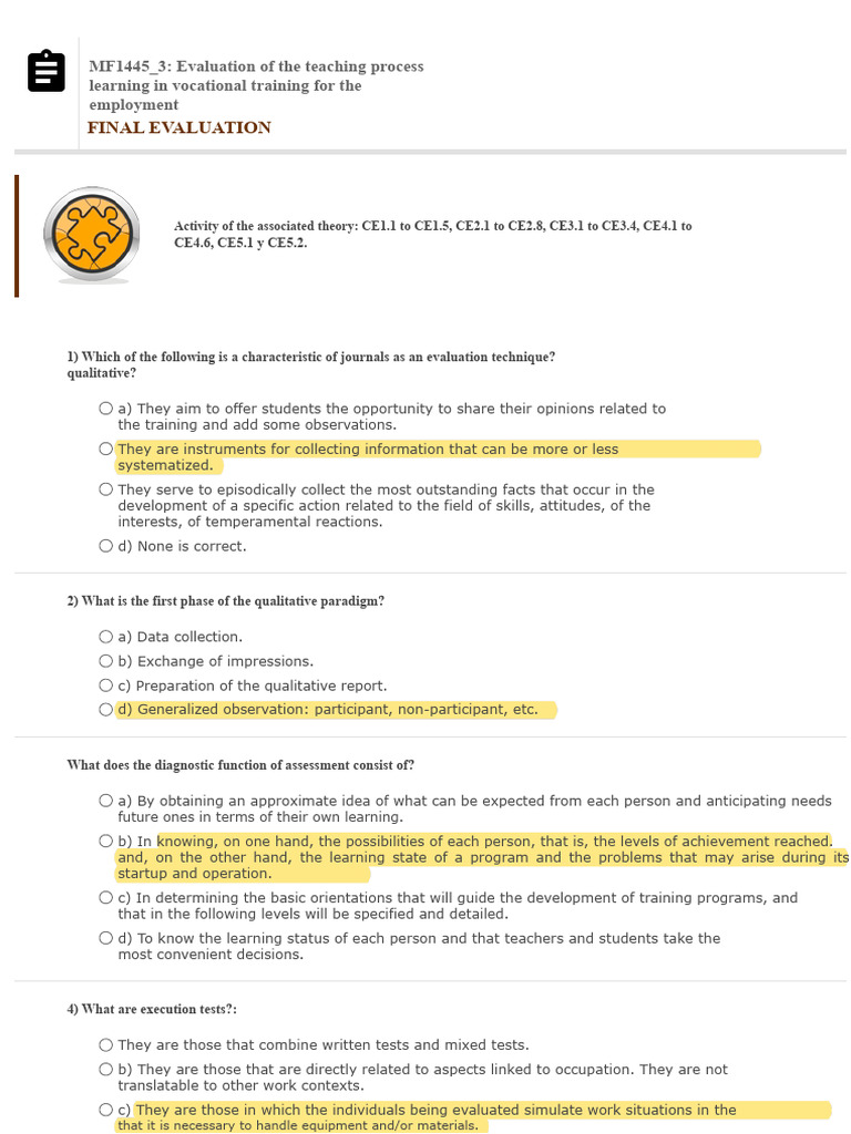 Final Evaluation | PDF | Qualitative Research | Evaluation