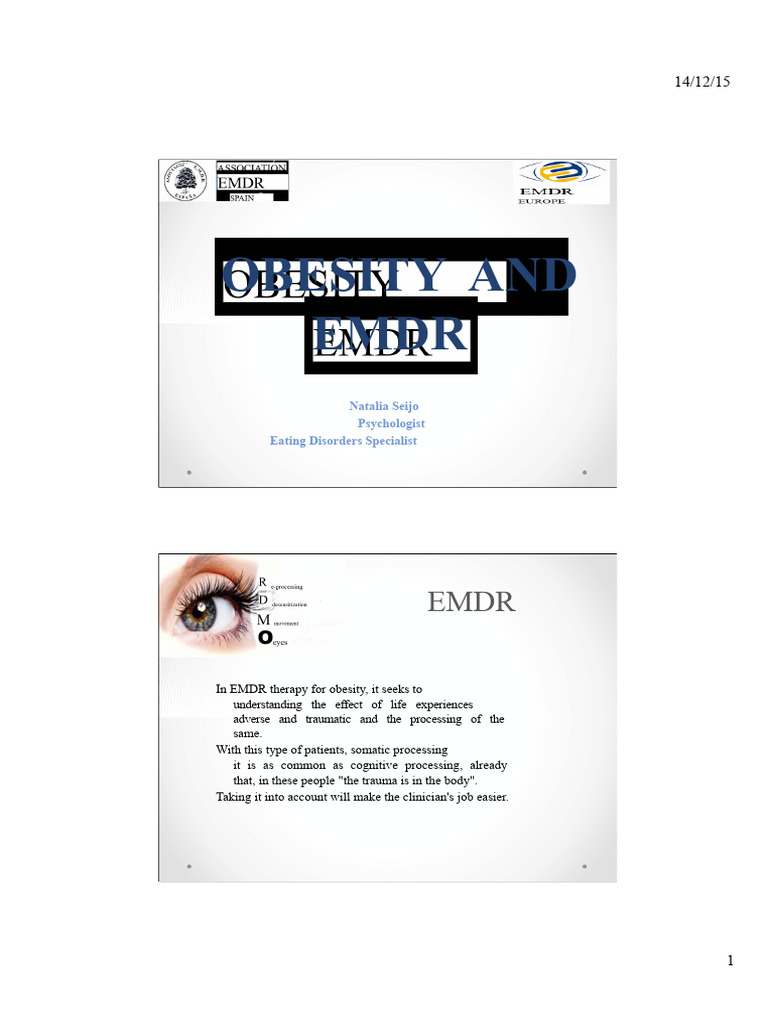 Obesity and EMDR - Natalia Seijo - PowerPoint | PDF | Psychological Trauma | Eye Movement ...
