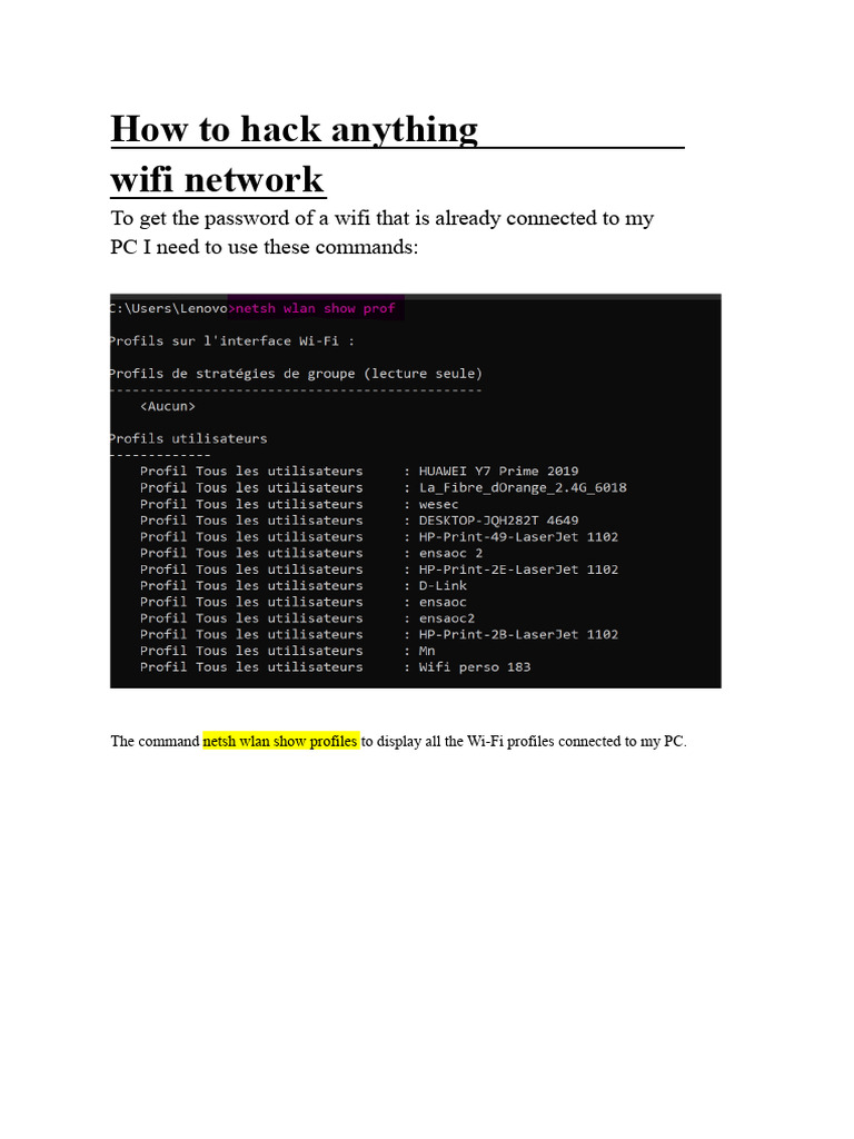 How To Hack Wifi | PDF | Wi Fi | Computer Network