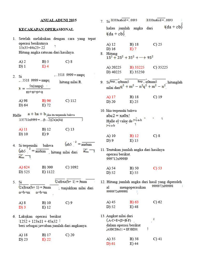 RM Di Word - Contoh | PDF