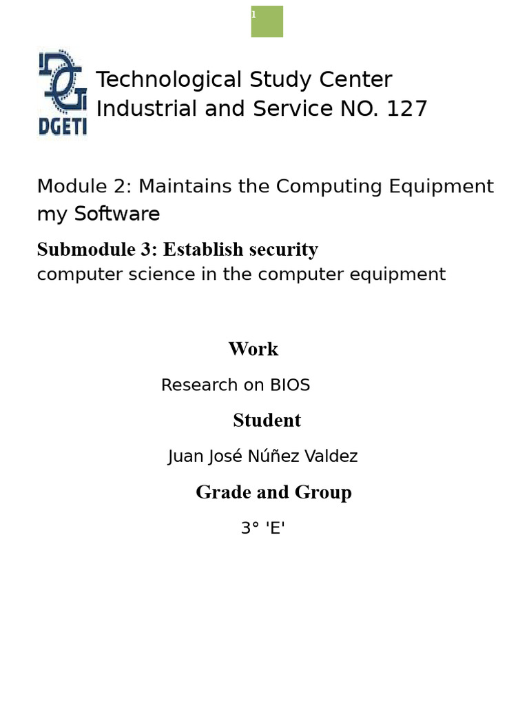 BIOS Research | PDF | Bios | Booting