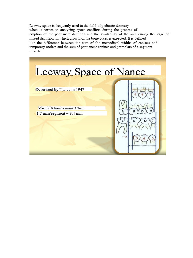 Leeway Space | PDF