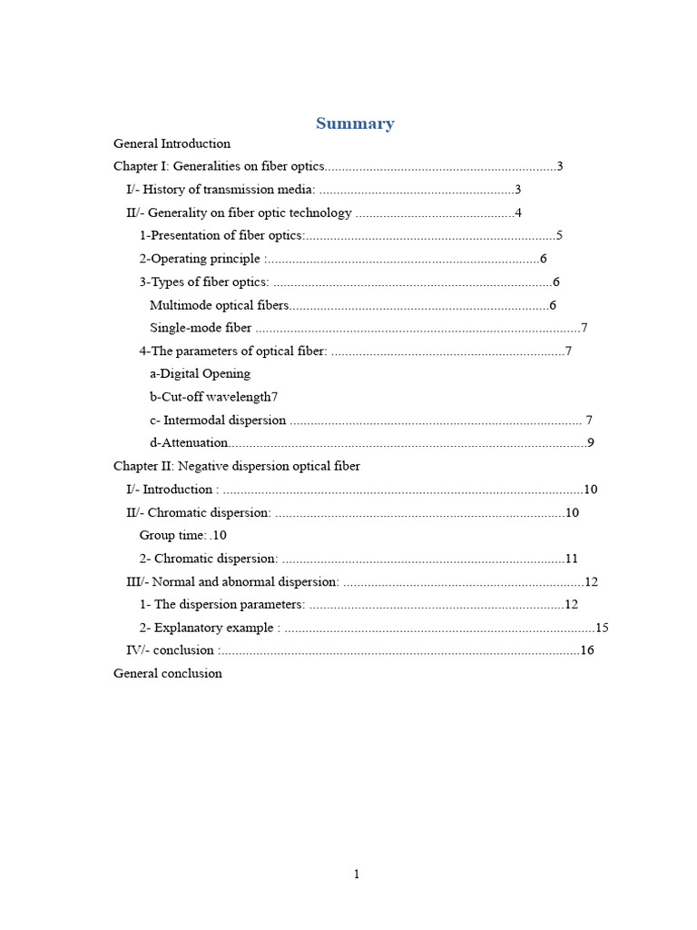 Final Fiber Optic Project | PDF | Optical Fiber | Fiber Optic Communication