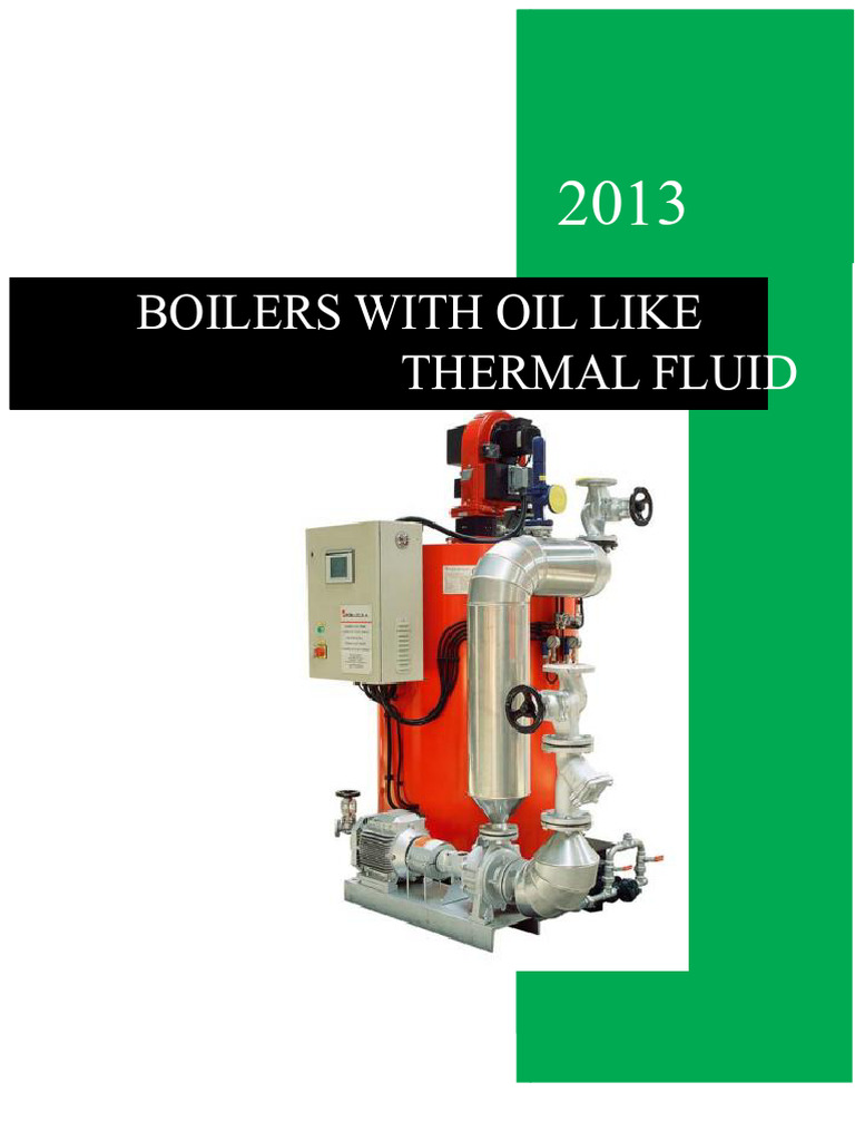 Boilers With Oil As Thermal Fluid | PDF | Boiler | Water
