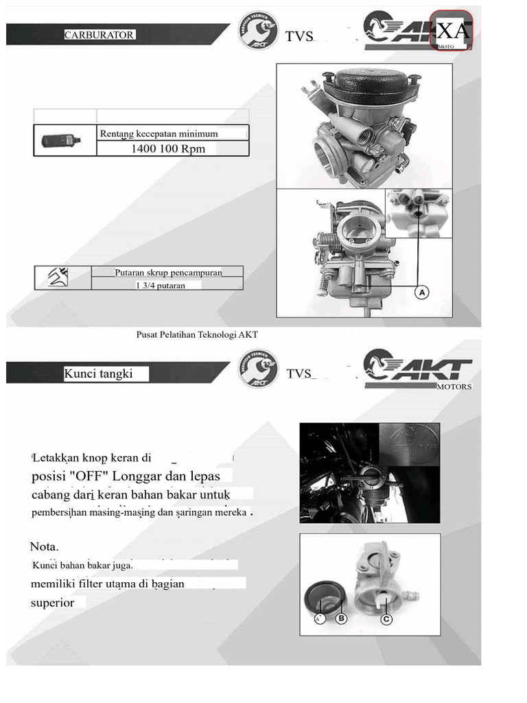 Karburator CR5 AKT | PDF