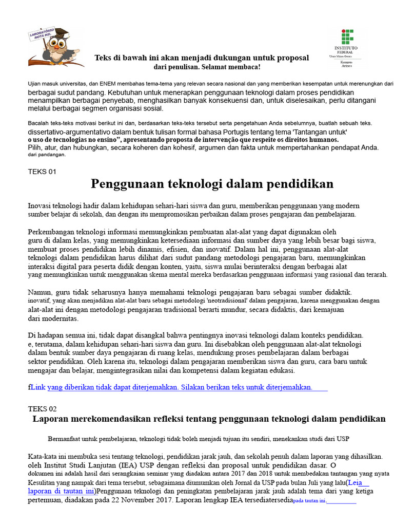 REDAKSI Teknologi Dan Pendidikan | PDF