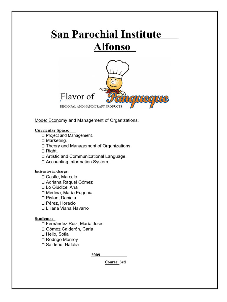 Flavor of Pancake - Project and Management of Micro-Entrepreneurships ...