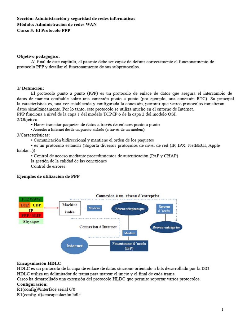 Protocolo PPP y Autenticación CHAP | PDF | Autenticación | Red de ...