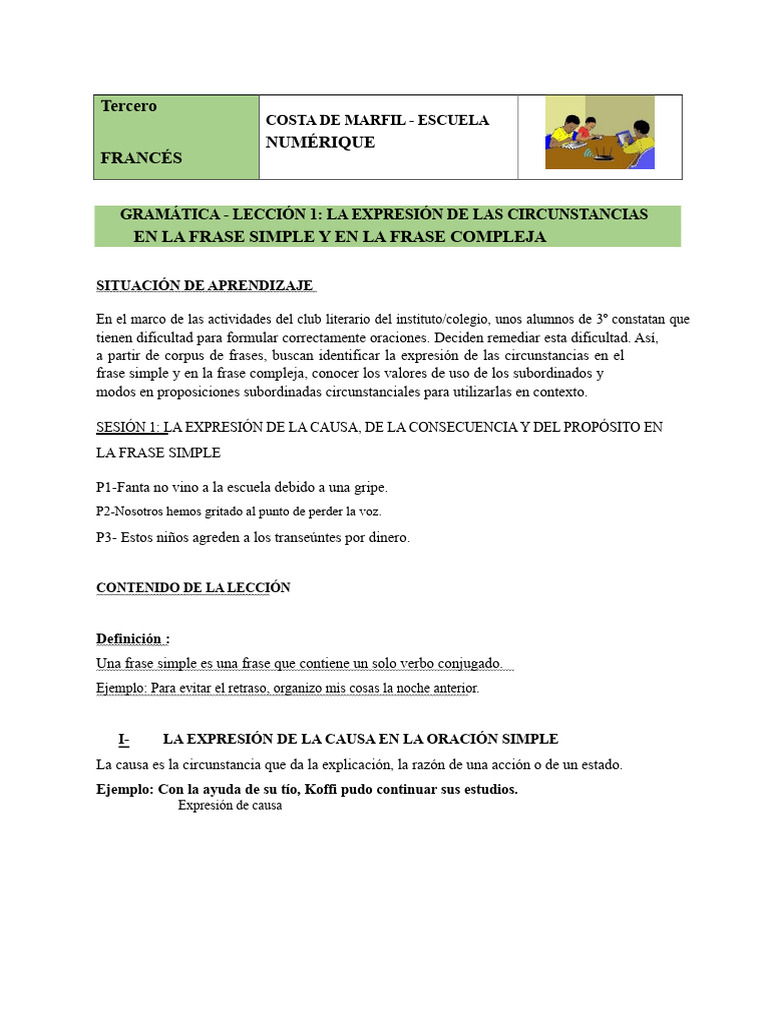 S11 Causa Consecuencia Pero | PDF | Oración (Lingüística) | Sintaxis