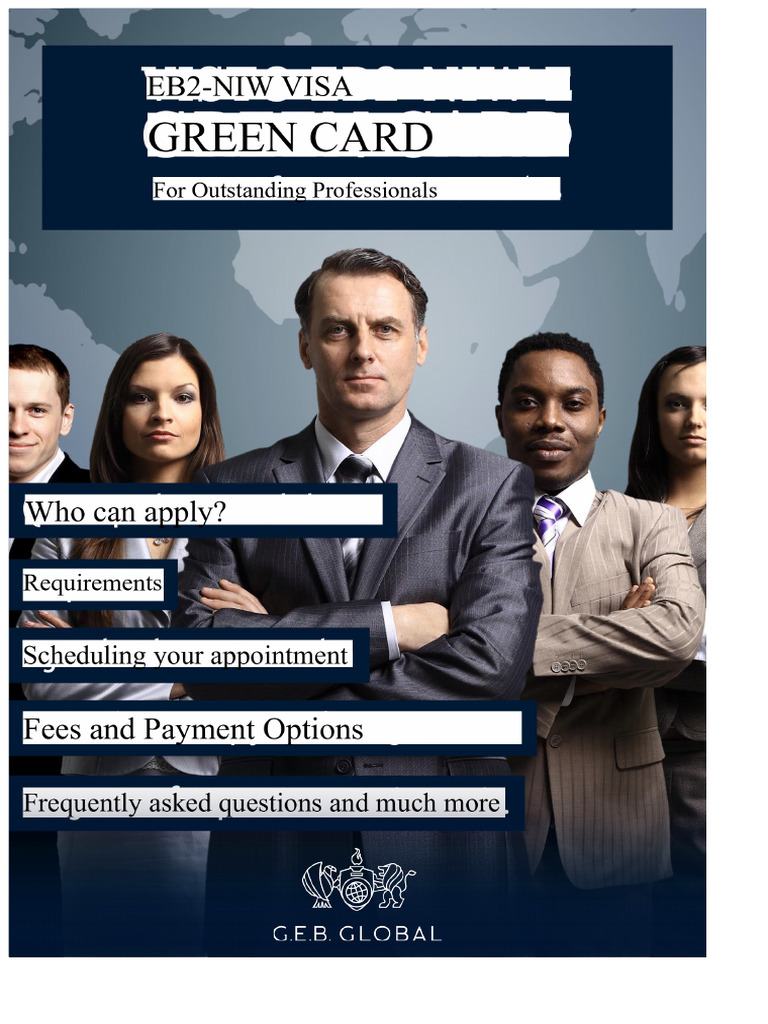 EB2-NIW Visa and Green Card - G.E.B. Global | PDF | Academic Degree ...
