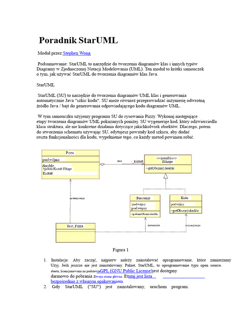 Tutorial StarUML | PDF