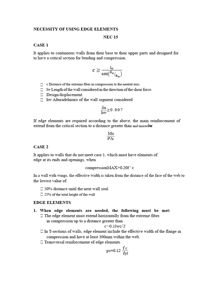 Necessity of Using Edge Elements | PDF | Bending | Beam (Structure)