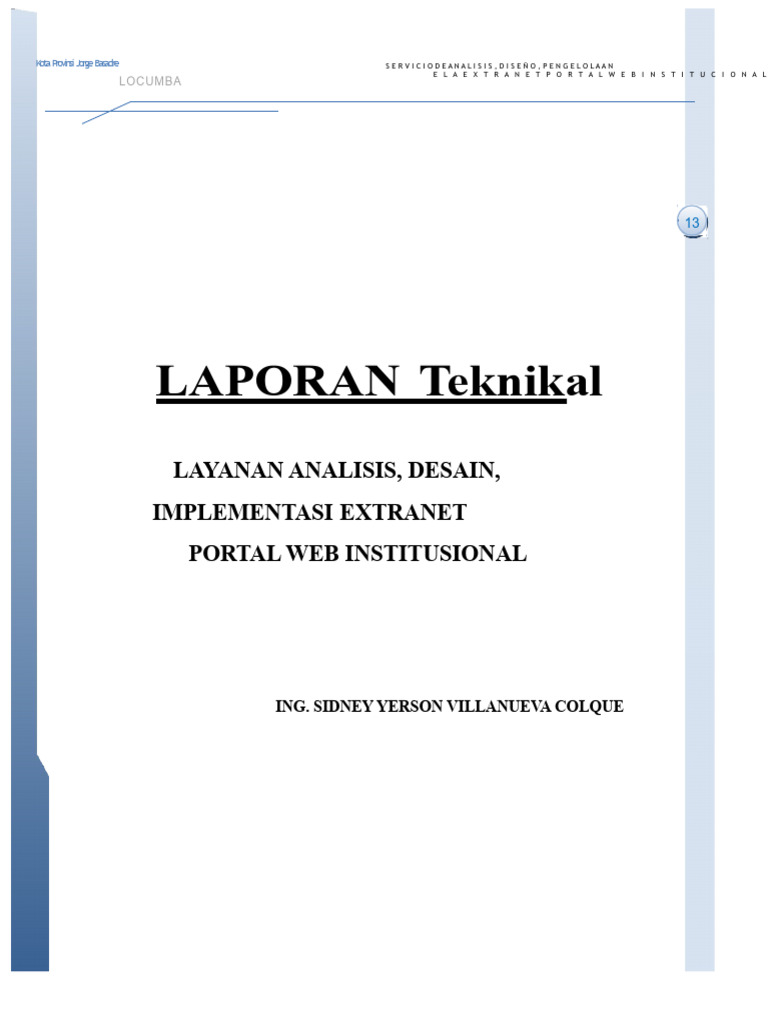 Laporan Teknik Halaman Web Akhir | PDF