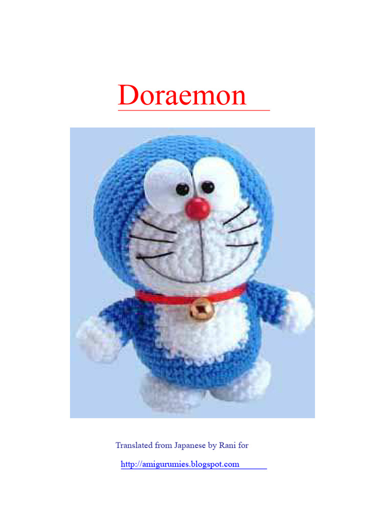 Doraemon | PDF | Textile Arts | Needlework