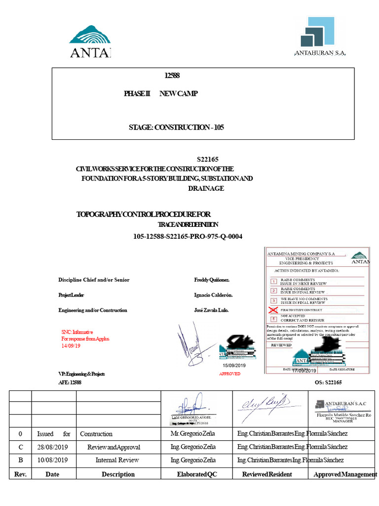 Filling Procedure | PDF | Surveying | Verification And Validation