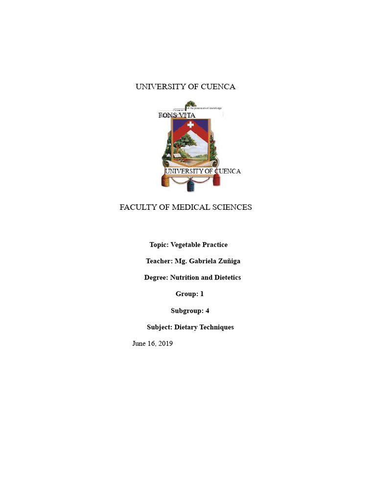 Report On Vegetables | PDF | Vegetables | Cooking