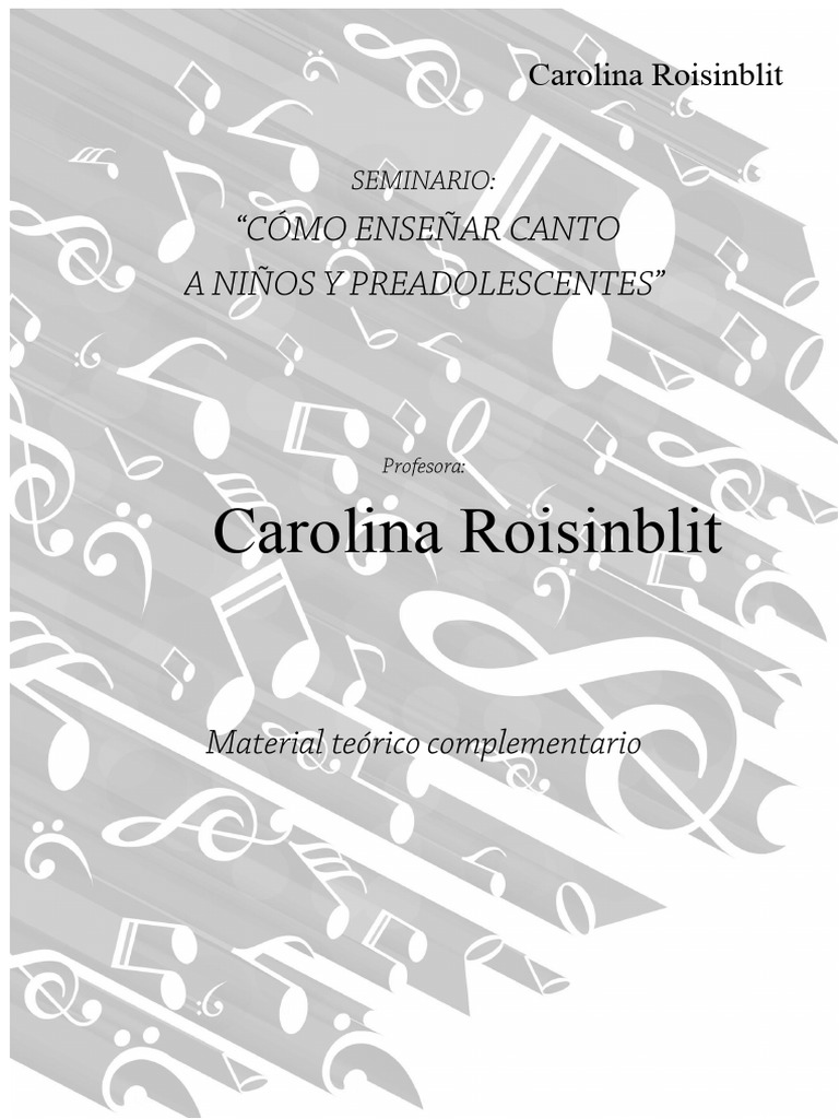 How To Teach Singing To Young People and Children | PDF | Vocal ...
