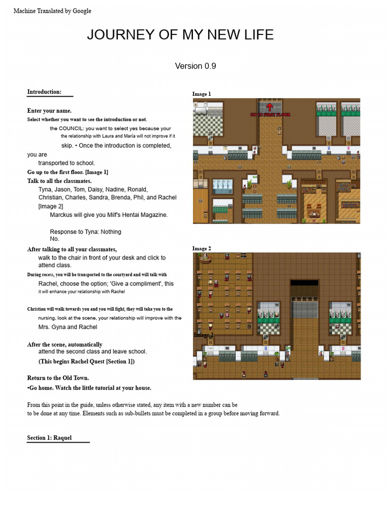 My New Life: Revamp Walkthrough Guide | PDF