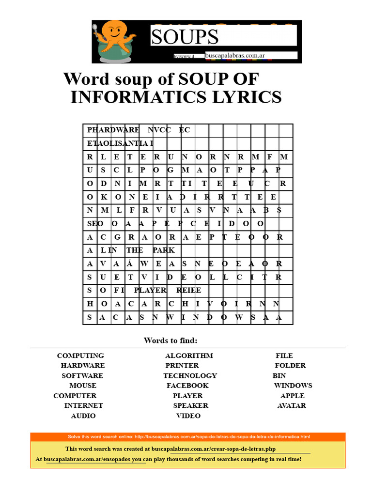 Word Search of Computer Science Word Search | PDF