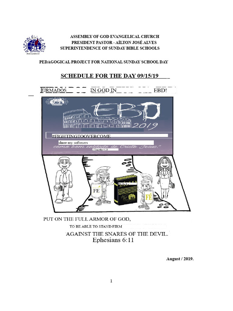 EBD - Day of The Bible School | PDF | Jesus | God In Christianity