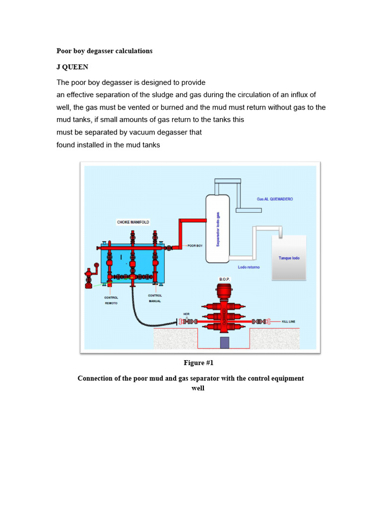 Poor Boy Degasser Design and Calculations | PDF | Pressure | Gases