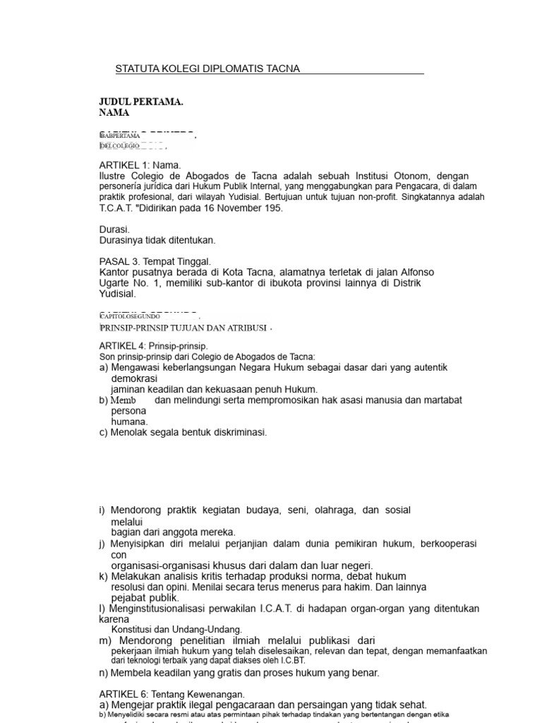 Pdf-Statuta ICAT TACNA | PDF