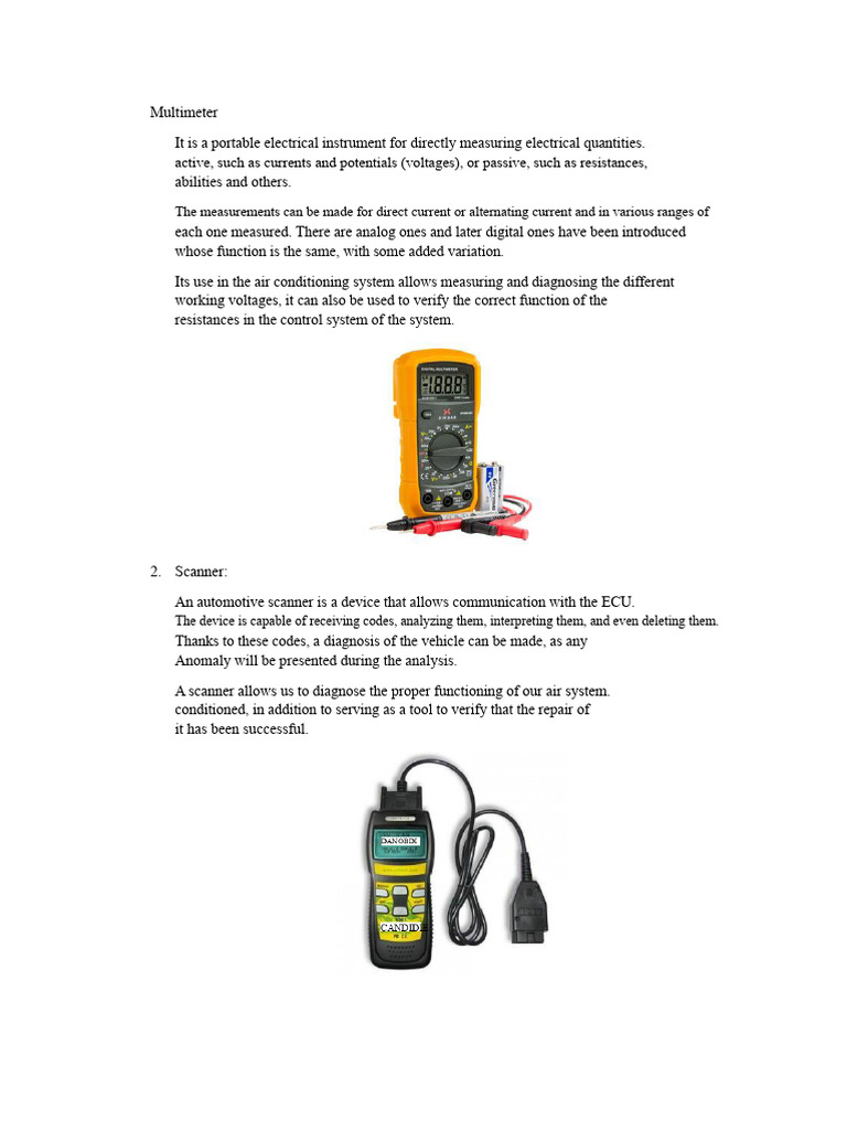 Air Conditioning Measurement Instruments | PDF | Pressure | Pressure ...