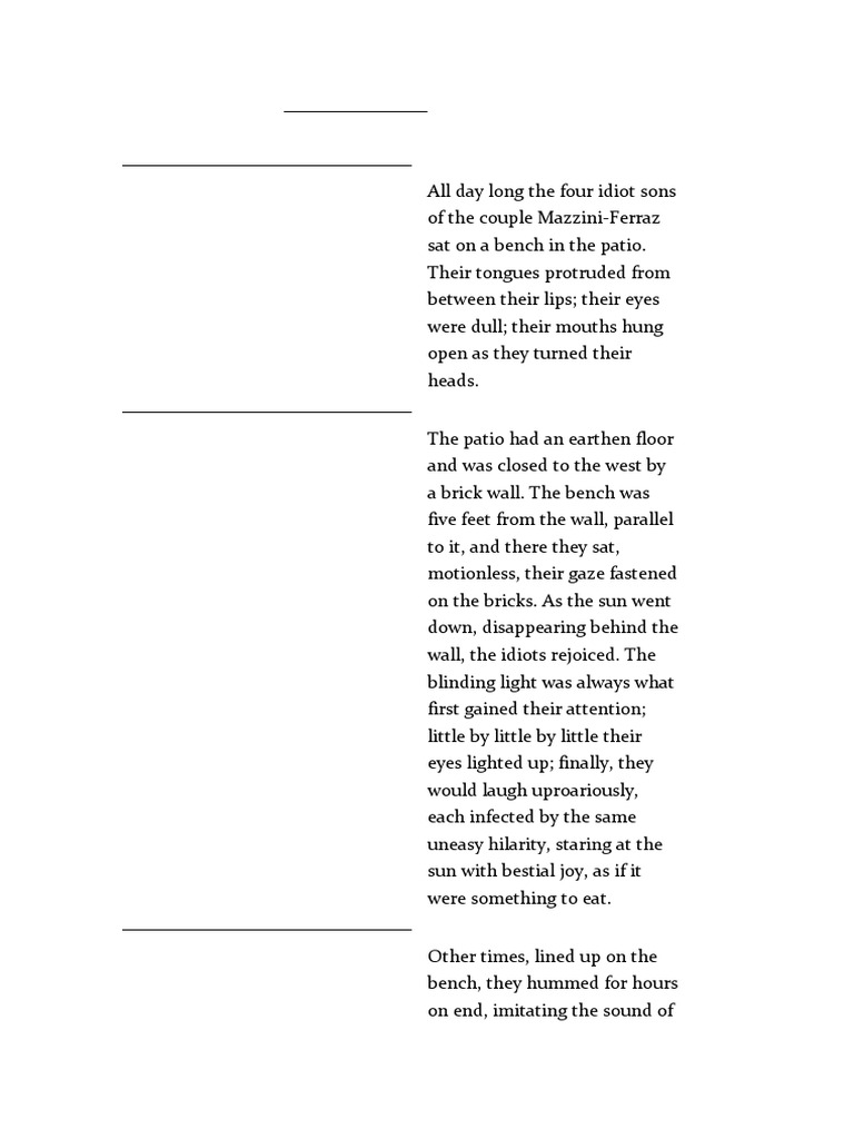 La Gallina Degollada de Horacio Quiroga | PDF