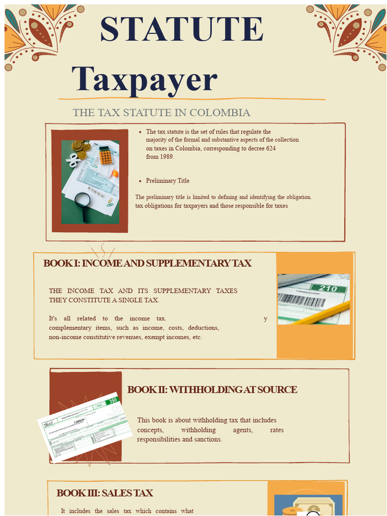 Colombia Tax Statute Overview | PDF