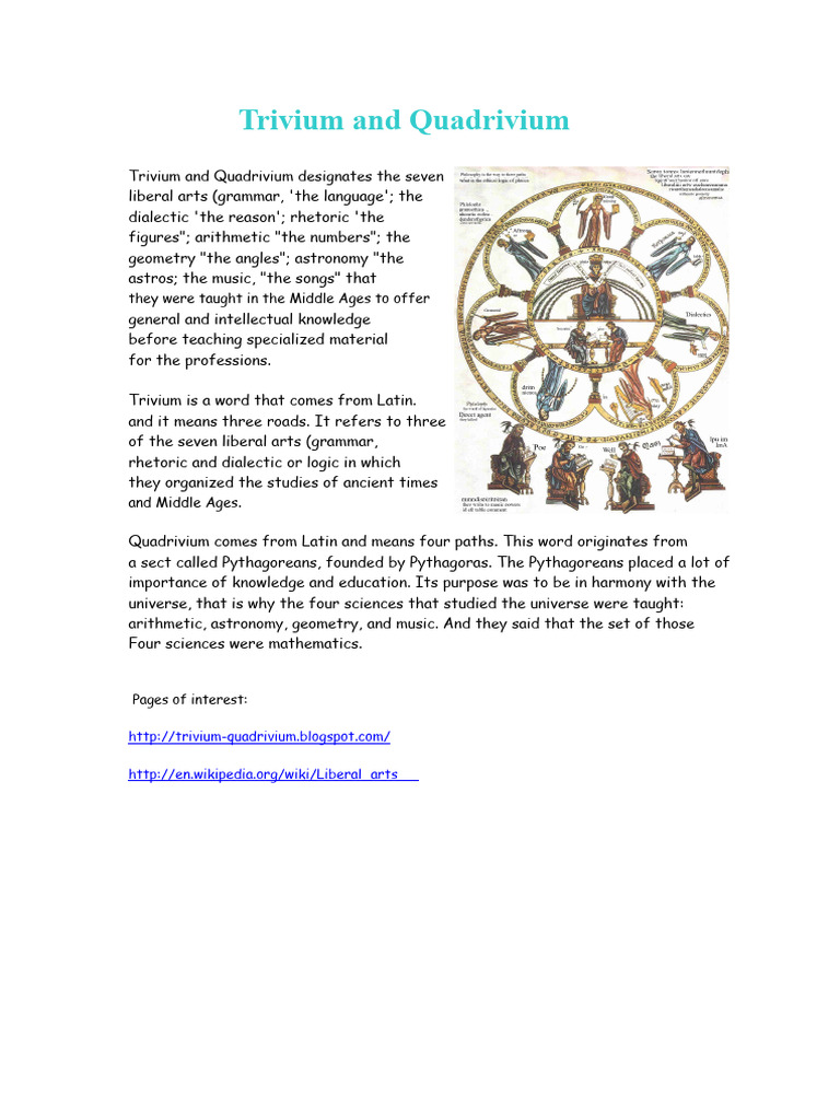 Trivium and Quadrivium | PDF