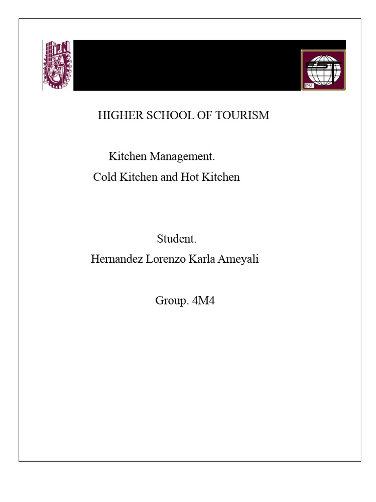 Hot and Cold Kitchen Management | PDF | Grilling | Salad