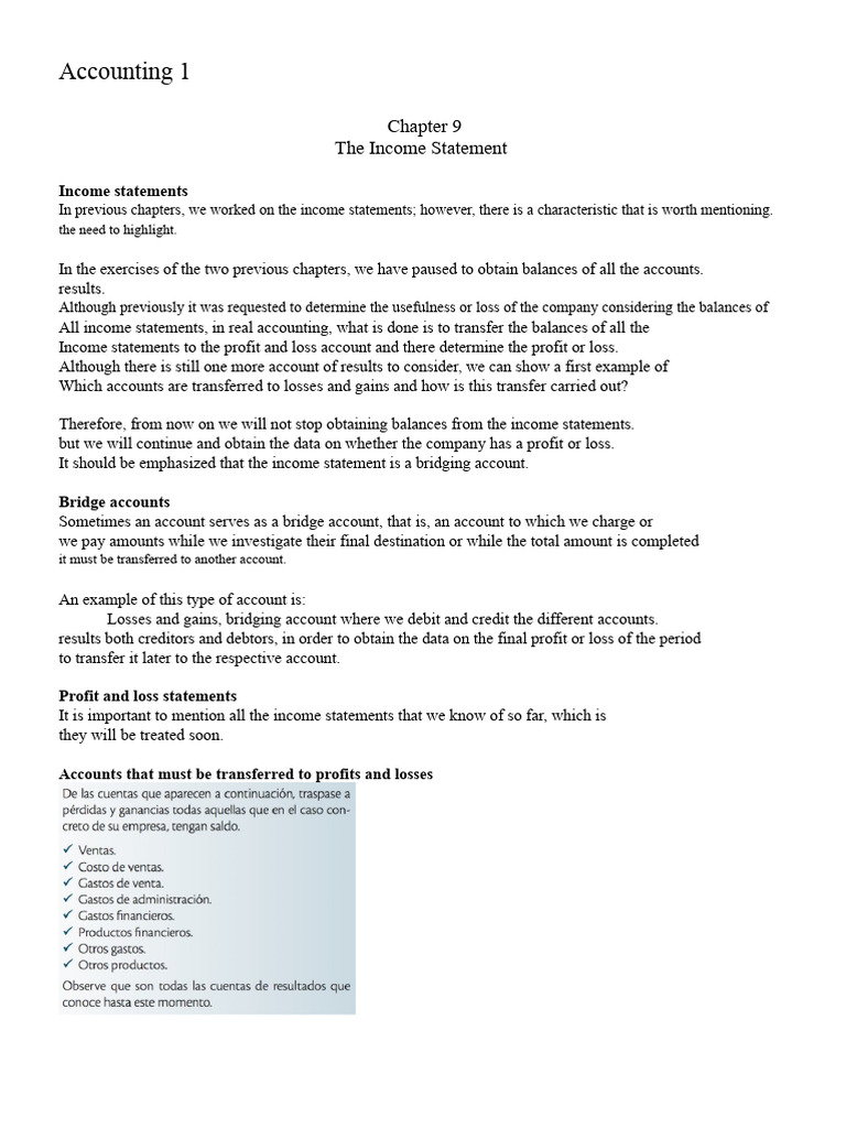 Accounting. Chapter 9 | PDF | Income Statement | Taxes