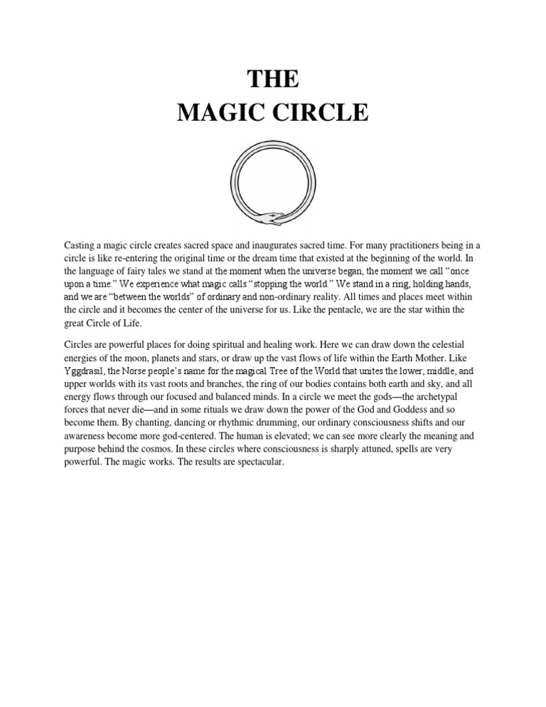 The Magic Circle Pdf
