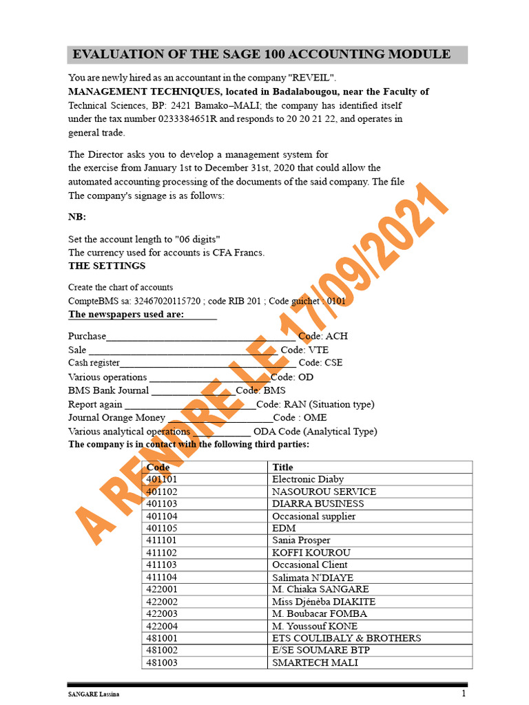 Accounting Evaluation | PDF | Banks | Invoice