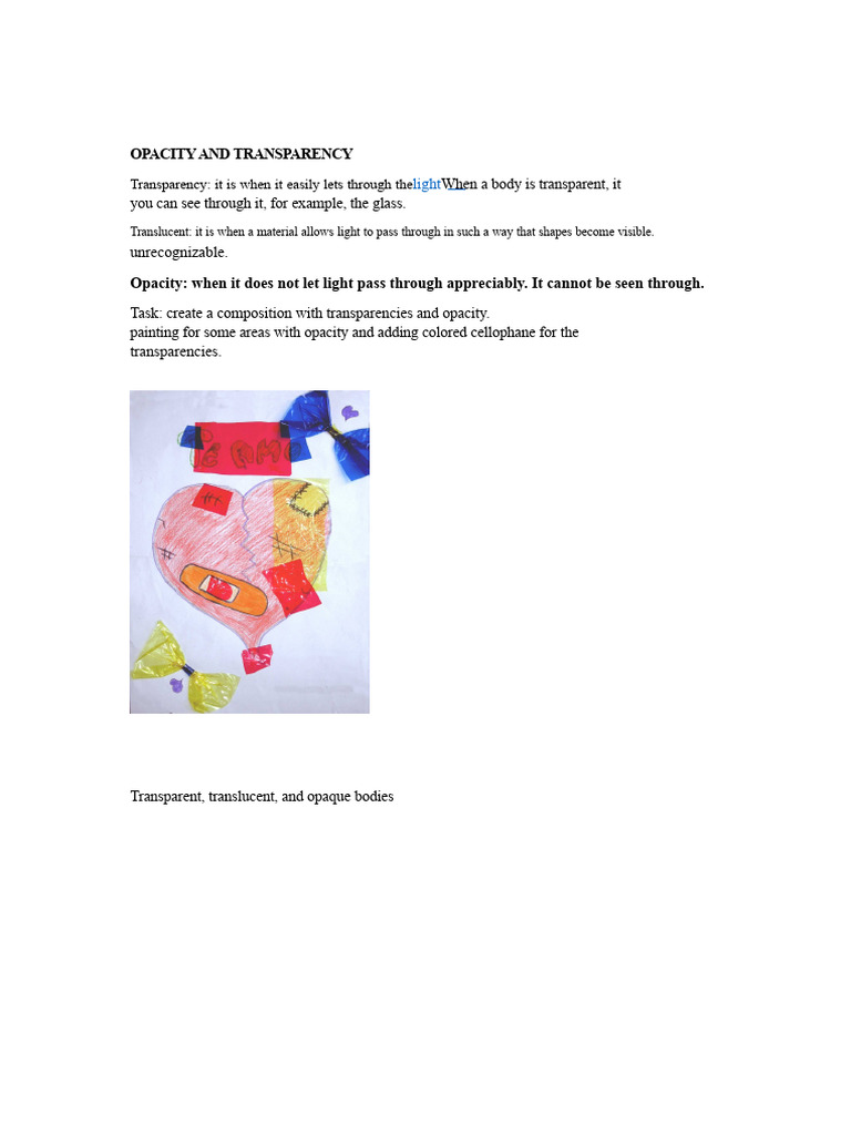 Opacity and Transparency | PDF