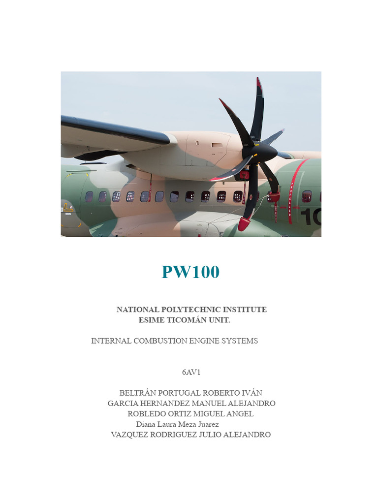 Overview of PW150 Engine Features | PDF | Turbine | Rotating Machines