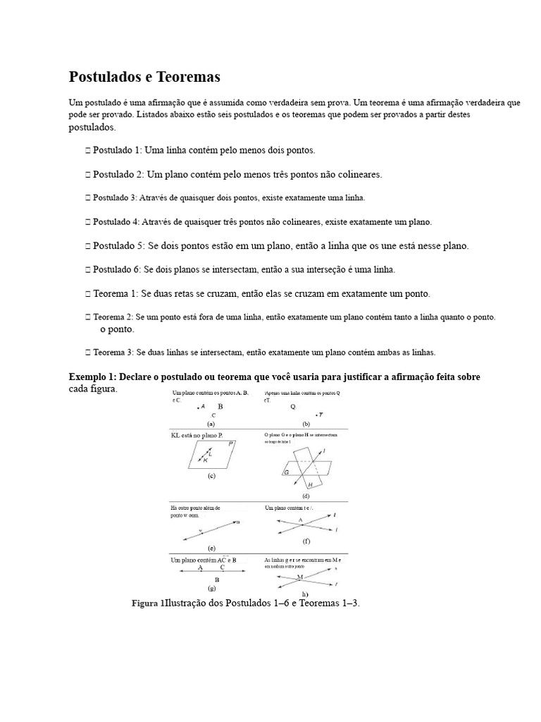 Postular Teoremas | PDF